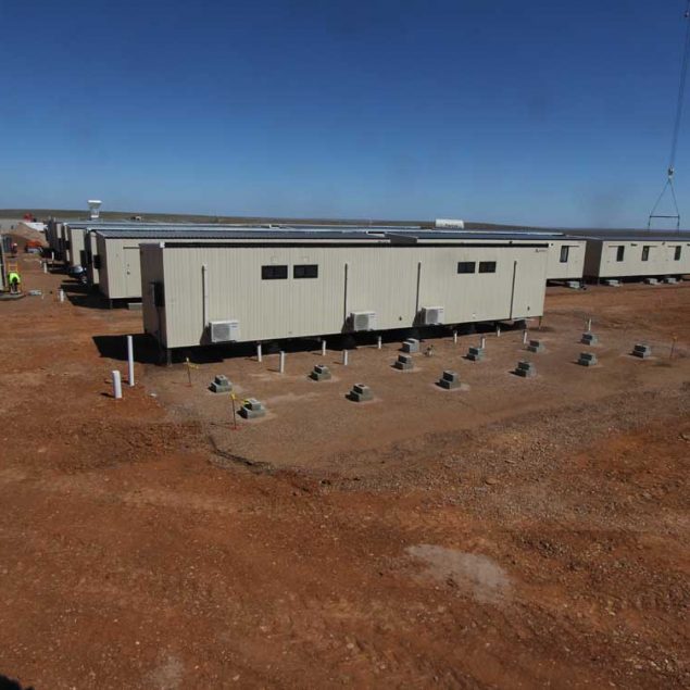 Carrapateena Exploration Camp Construction - McMahon Services