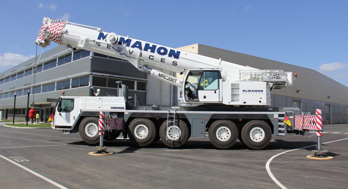 Liebherr 200 tonne Crane | McMahon Services NZ